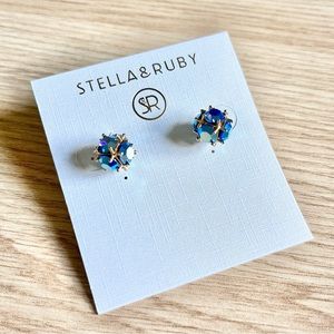 Stella & Ruby | Jewelry | Nwt Stella Ruby Stella Stud Earrings | Poshmark